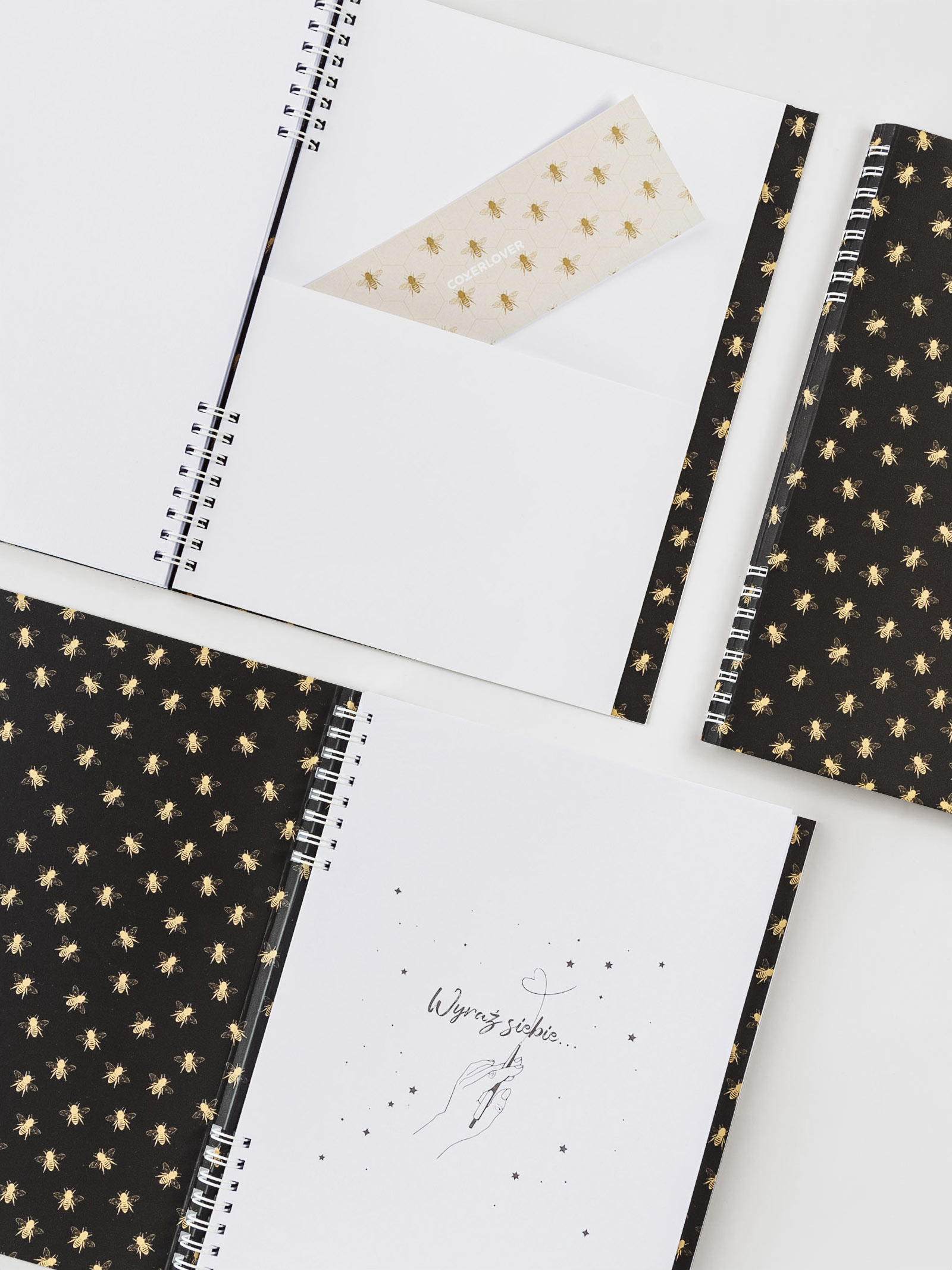 NOTES U LA LA | FORMAT B5 | SZARE KRATKI | COVERLOVER - Inny producent ...